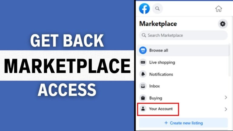 How to Get Facebook Marketplace Back: Recovery Guide, Expert Tips ...
